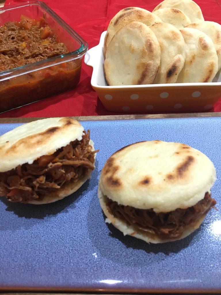 Anita’s Super Easy Venezuelan Arepas with Delicious Shredded Beef ...