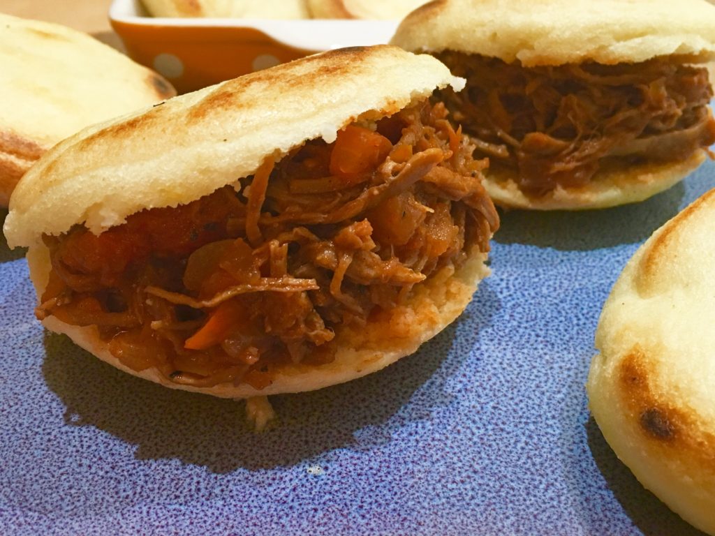 Anita’s Super Easy Venezuelan Arepas with Delicious Shredded Beef ...